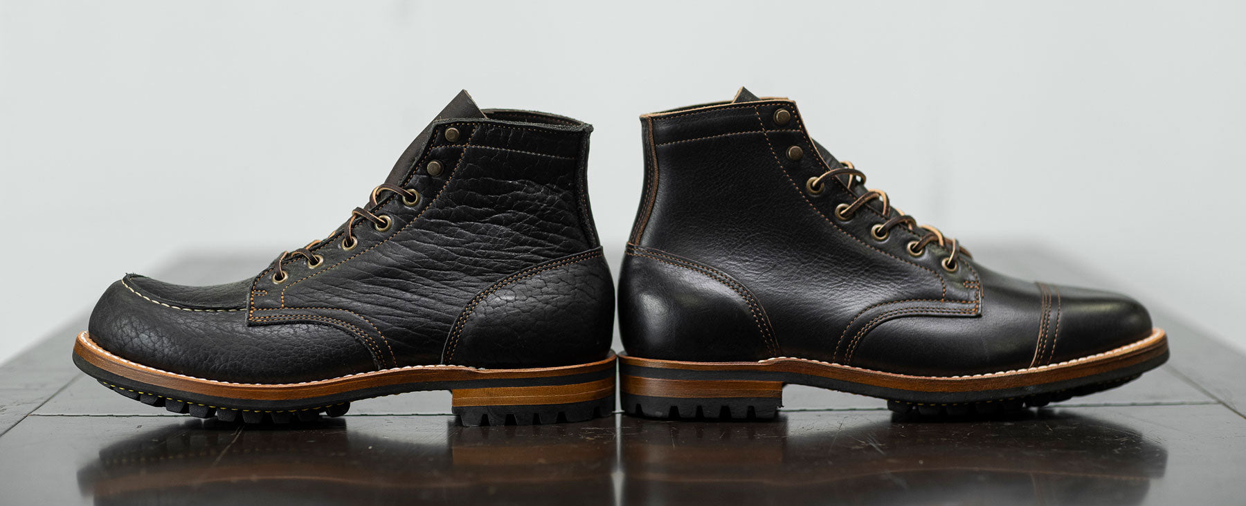 Black to Back: A Comparison of our Black Leathers – Truman Boot Co.
