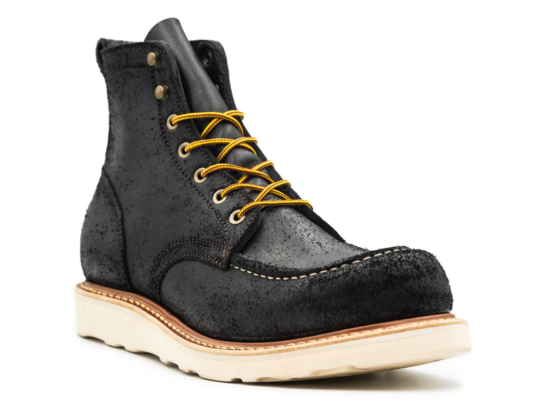Black Oiled Rough Out | Moc Toe – Truman Boot Co.