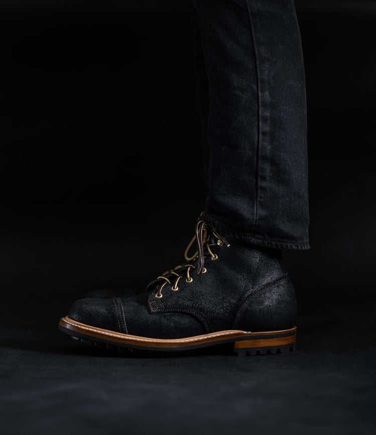 Leather Notes: Black Oiled Rough Out – Truman Boot Co.