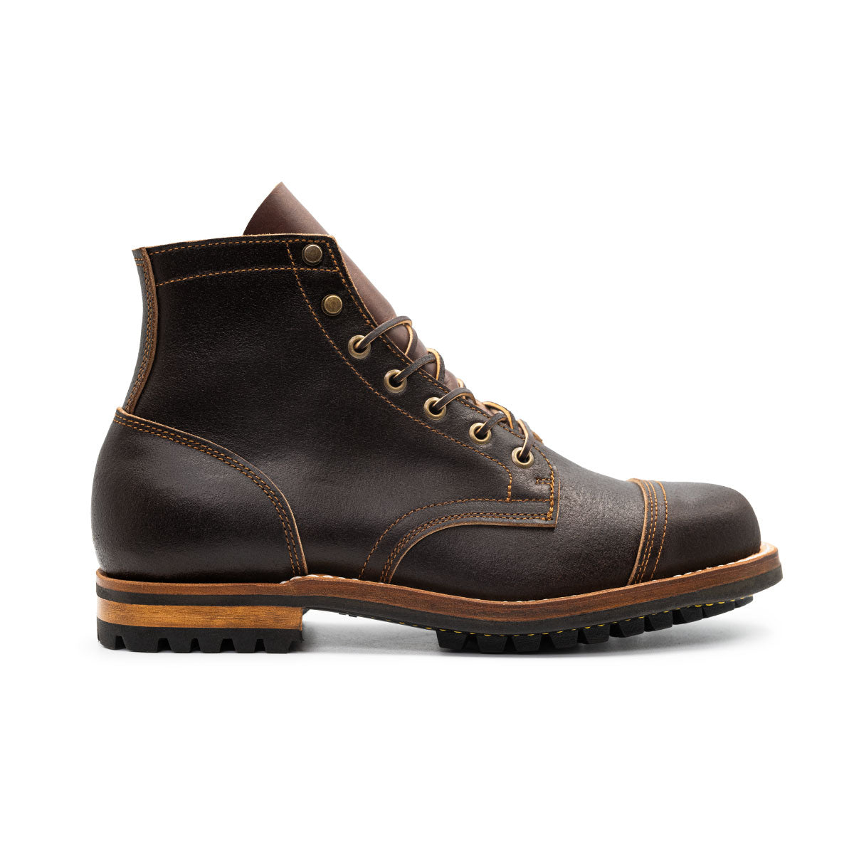 Java Waxed Flesh | Cap Toe – Truman Boot Co.