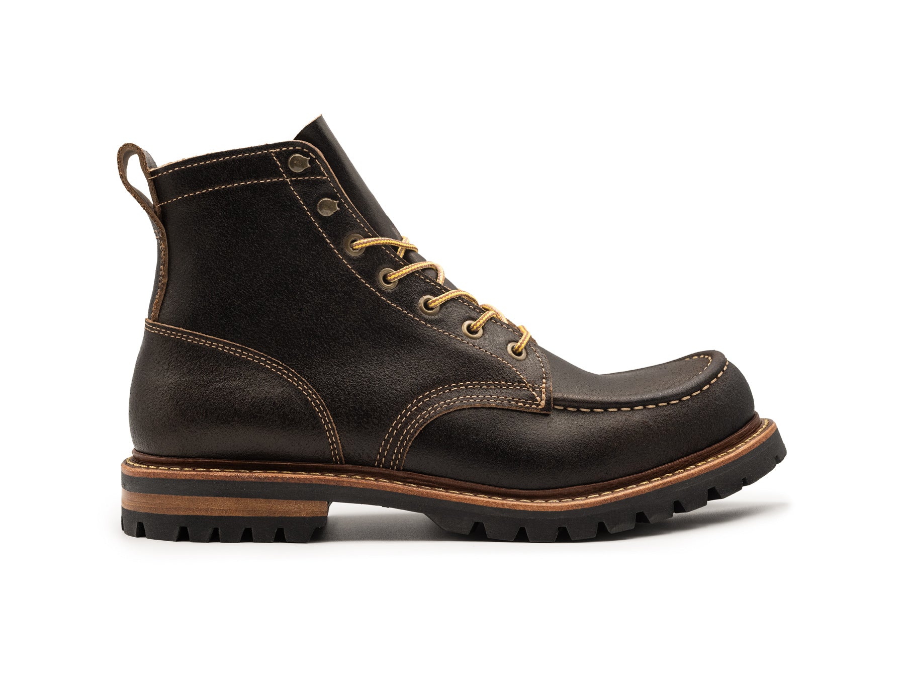 Java Waxed Flesh | Moc Toe – Truman Boot Co.