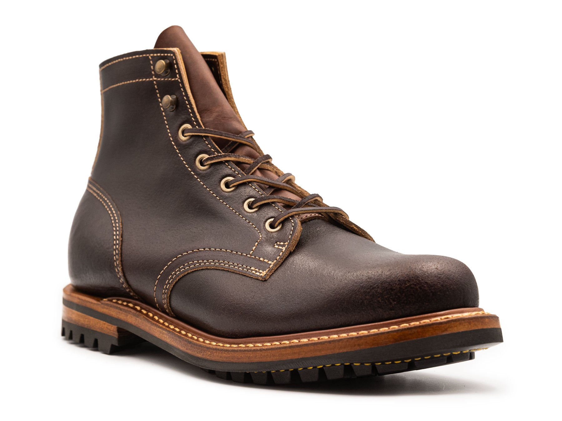 Java Waxed Flesh | Plain Toe – Truman Boot Co.